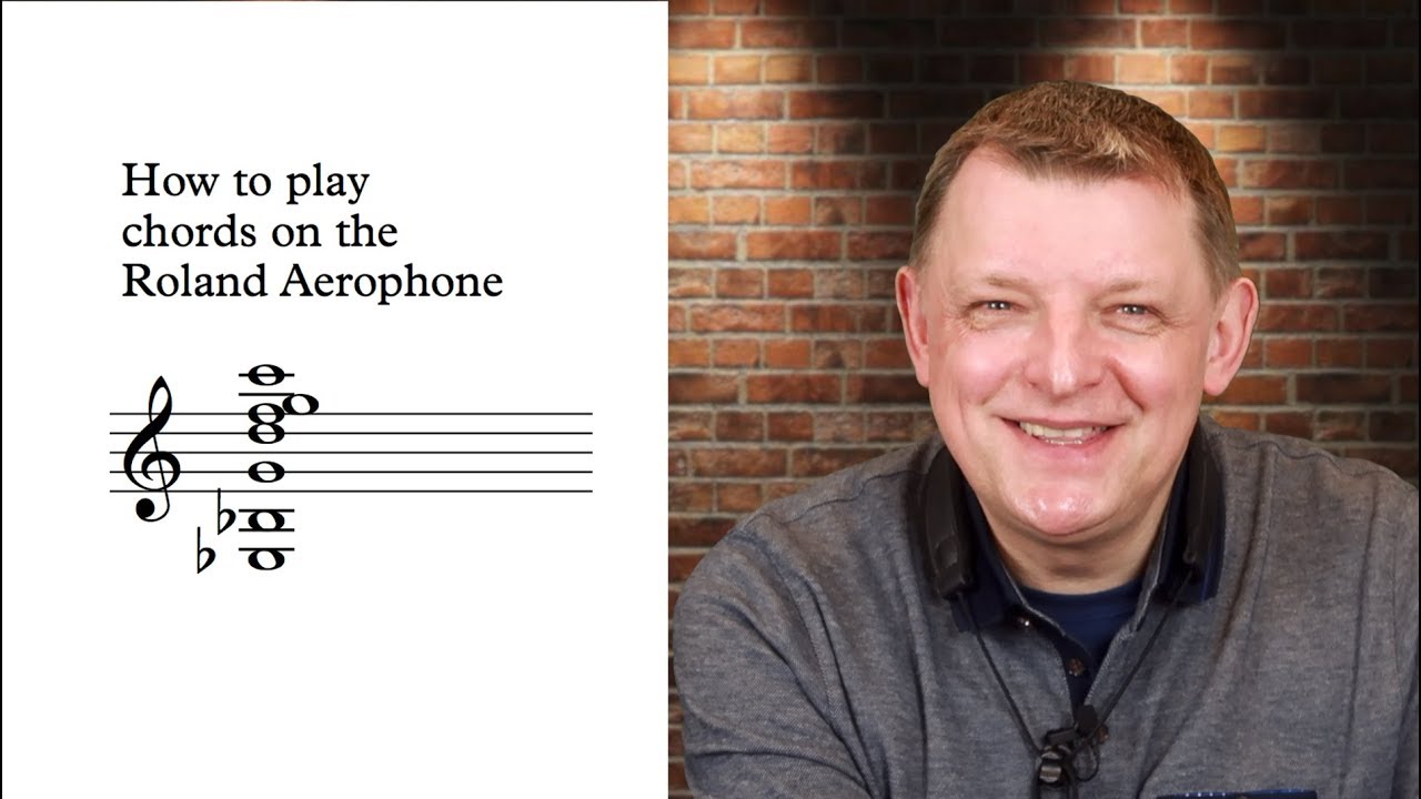 How to play chords on the Roland Aerophone AE-10 - YouTube