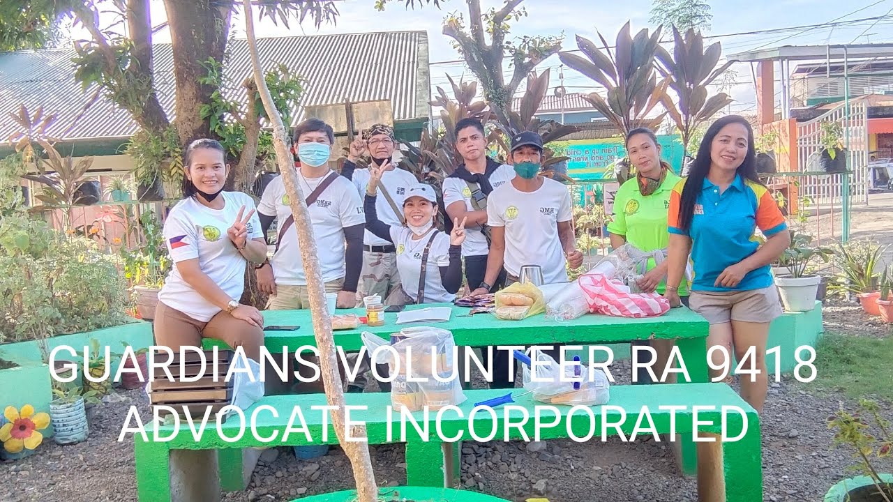 GUARDIANS VOLUNTEER RA 9418 ADVOCATE INCORPORATED - YouTube