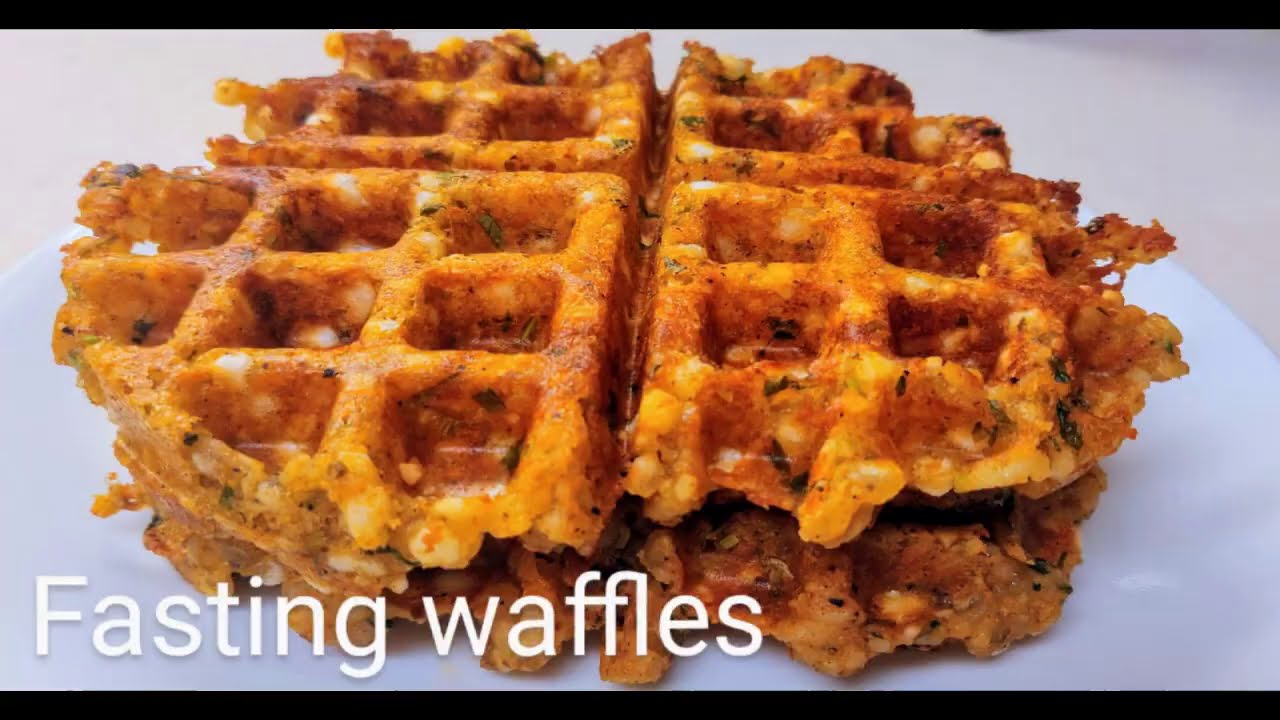 Fasting Tapioca waffle || Sabudana Waffle || उपवासाचा नवीन भन्नाट ...
