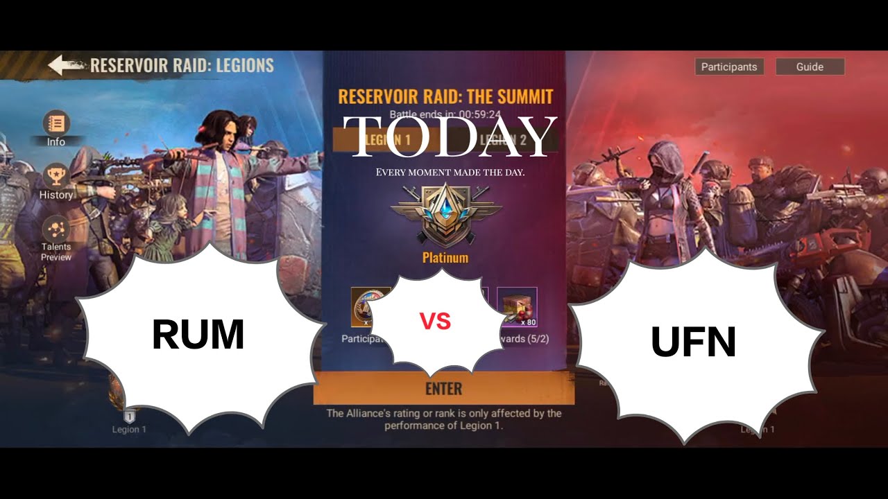 STATE OF SURVIVAL - RESERVOIR RAID - EPIC BATTLE OF THE SAME STATE ...