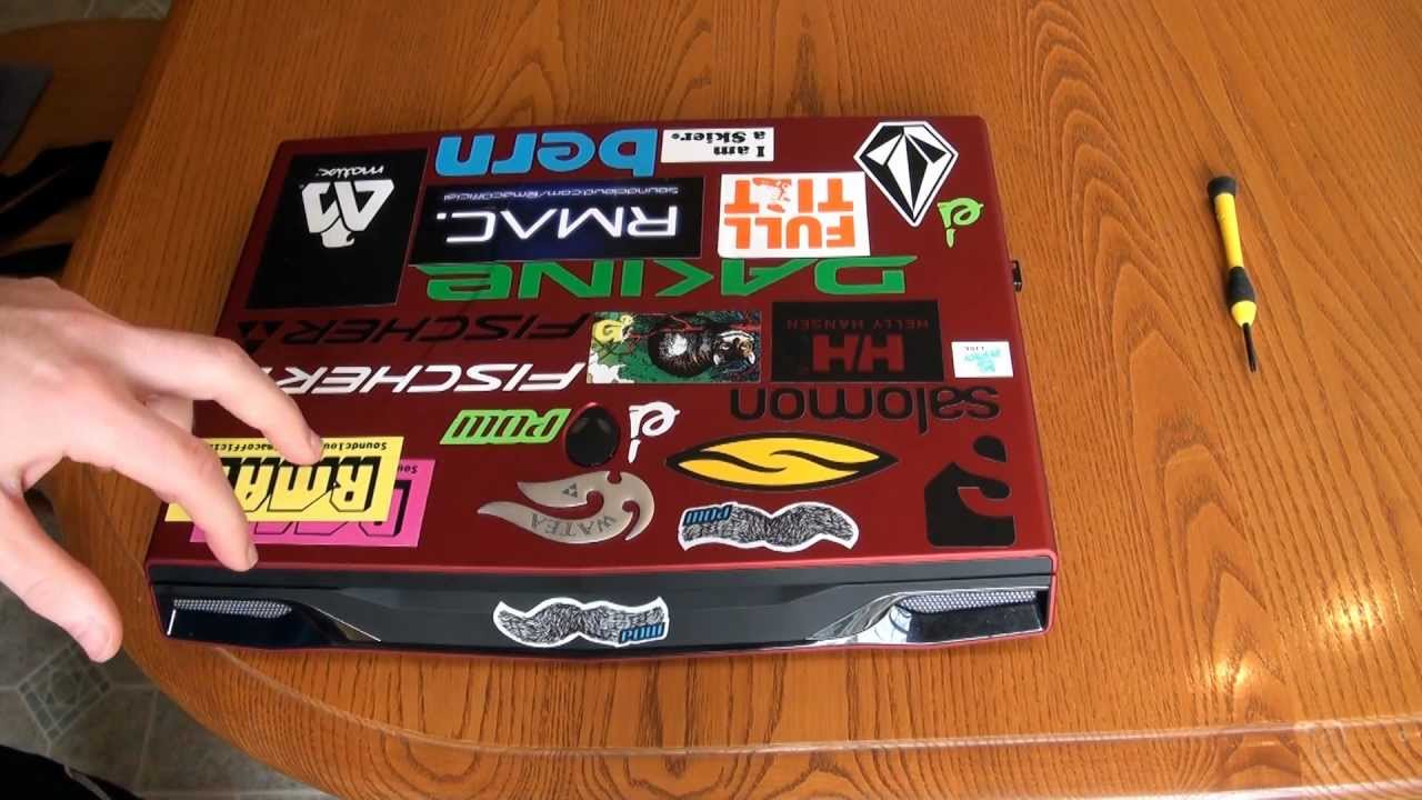 Remove CD/DVD Drive from Alienware M14x - YouTube