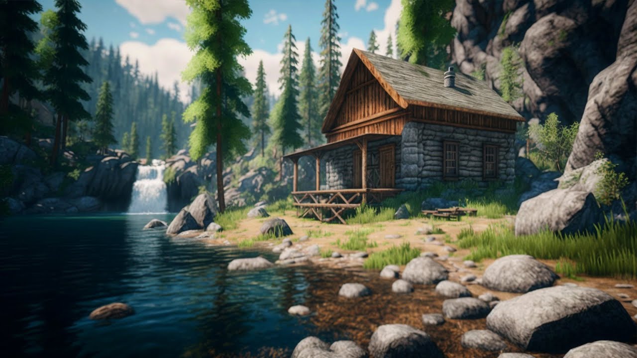 I Built a Starter Cabin In the Woods! | The Infected - Part 1 - YouTube