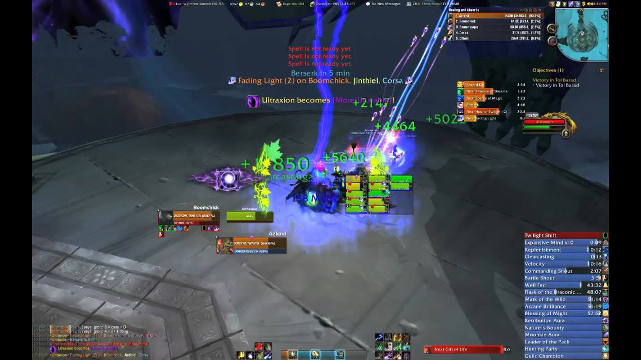 Ashes of the Phoenix 10m - Heroic Ultraxion - Solo Heal - YouTube