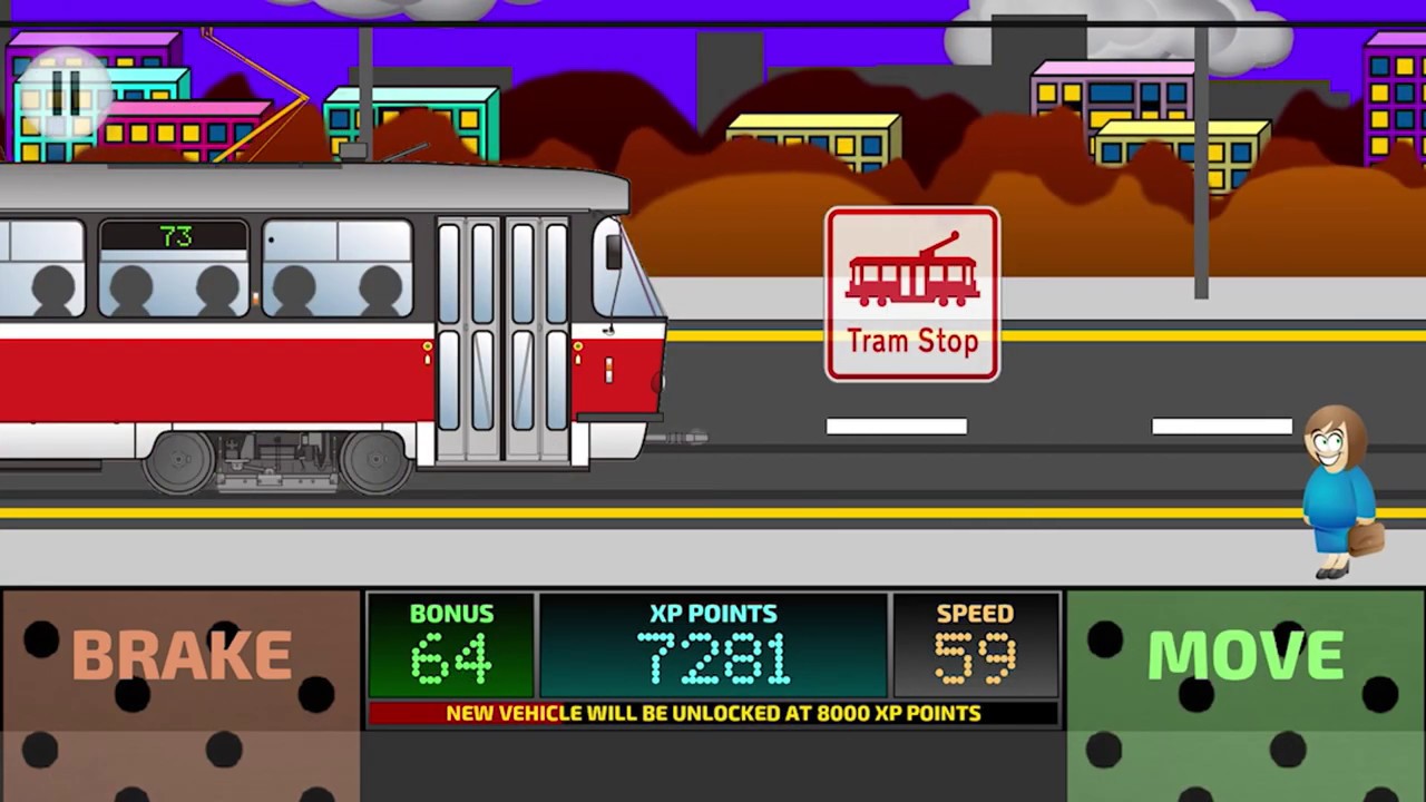 Tram Driver Simulator 2D - YouTube