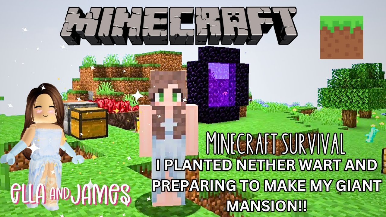 Minecraft Survival | Ella's Gameplay - Preparing to Make My GIANT CIRCULAR MANSION!! Part 6 ...