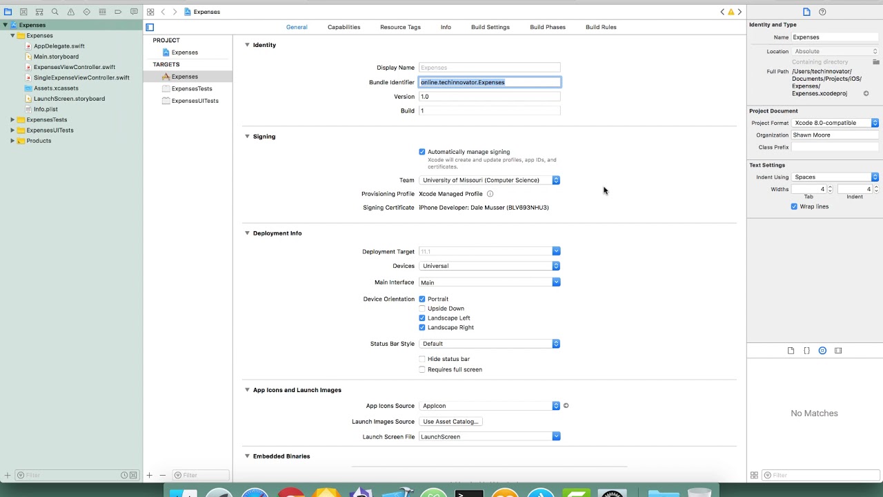 02 CloudKit - Add Bundle ID and Enable iCloud - Expenses App - Private iCloud Database - YouTube