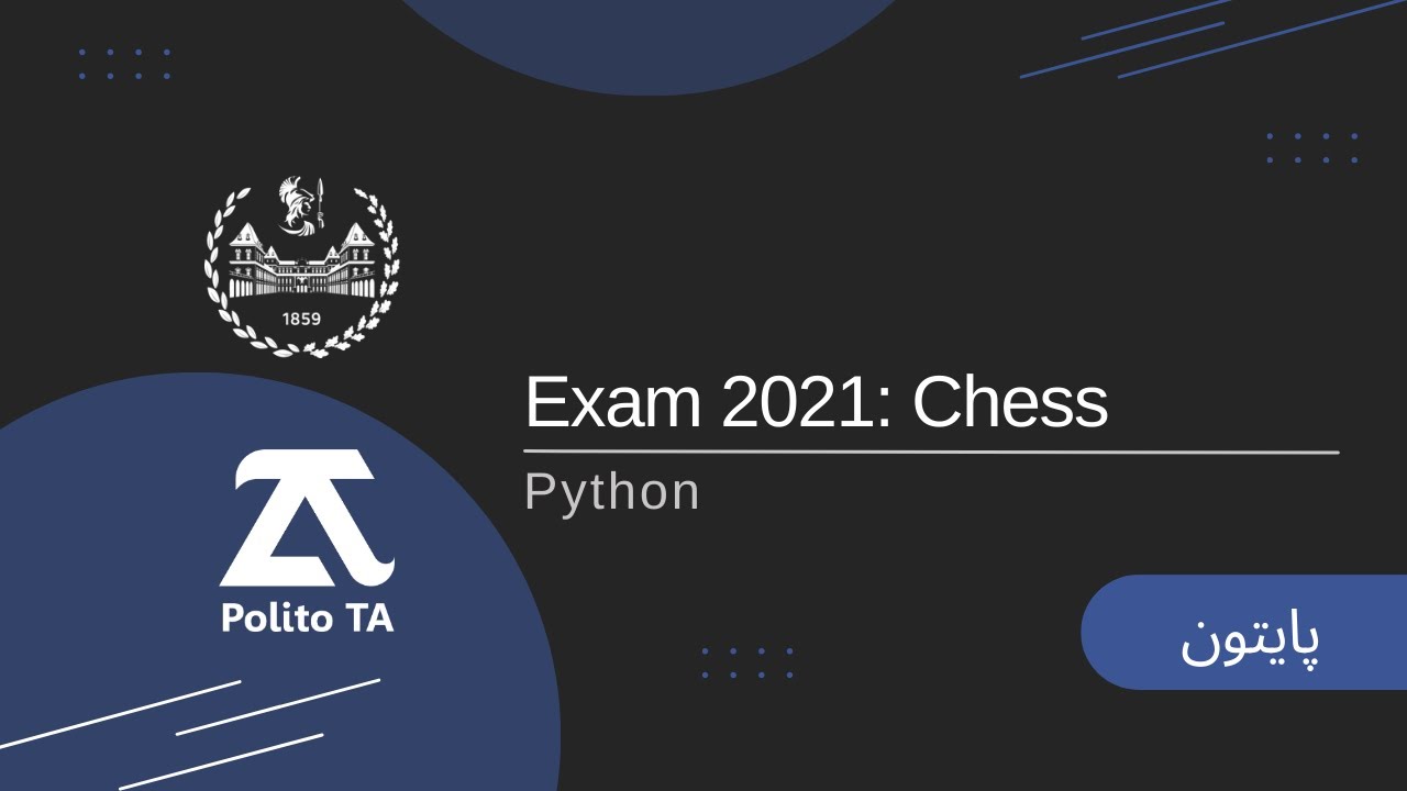 Python: Exam (Chess) - PolitoTA - YouTube