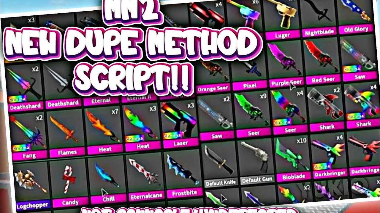 🤑🔪BEST MM2 DUPE/TRADE SCAM SCRIPT WORKING 100% 2024🤑 - YouTube