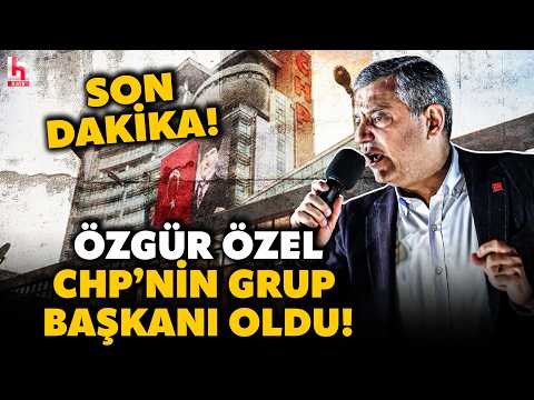SON DAKİKA! ÖZGÜR ÖZEL, CHP'NİN GRUP BAŞKANI OLDU! Halk Tv Muhabiri Sibel Mazrek alandan aktardı!