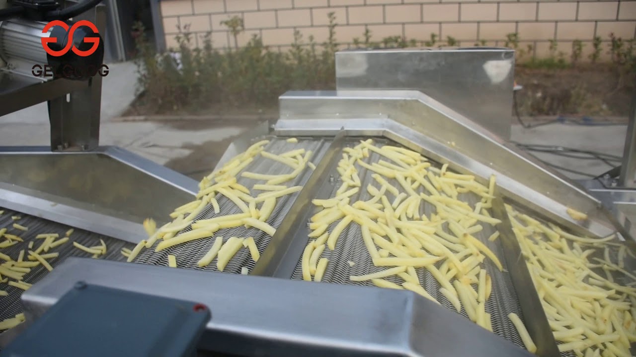 French Fries Cutting Washing Blanching Drying Machine Line From cara ...