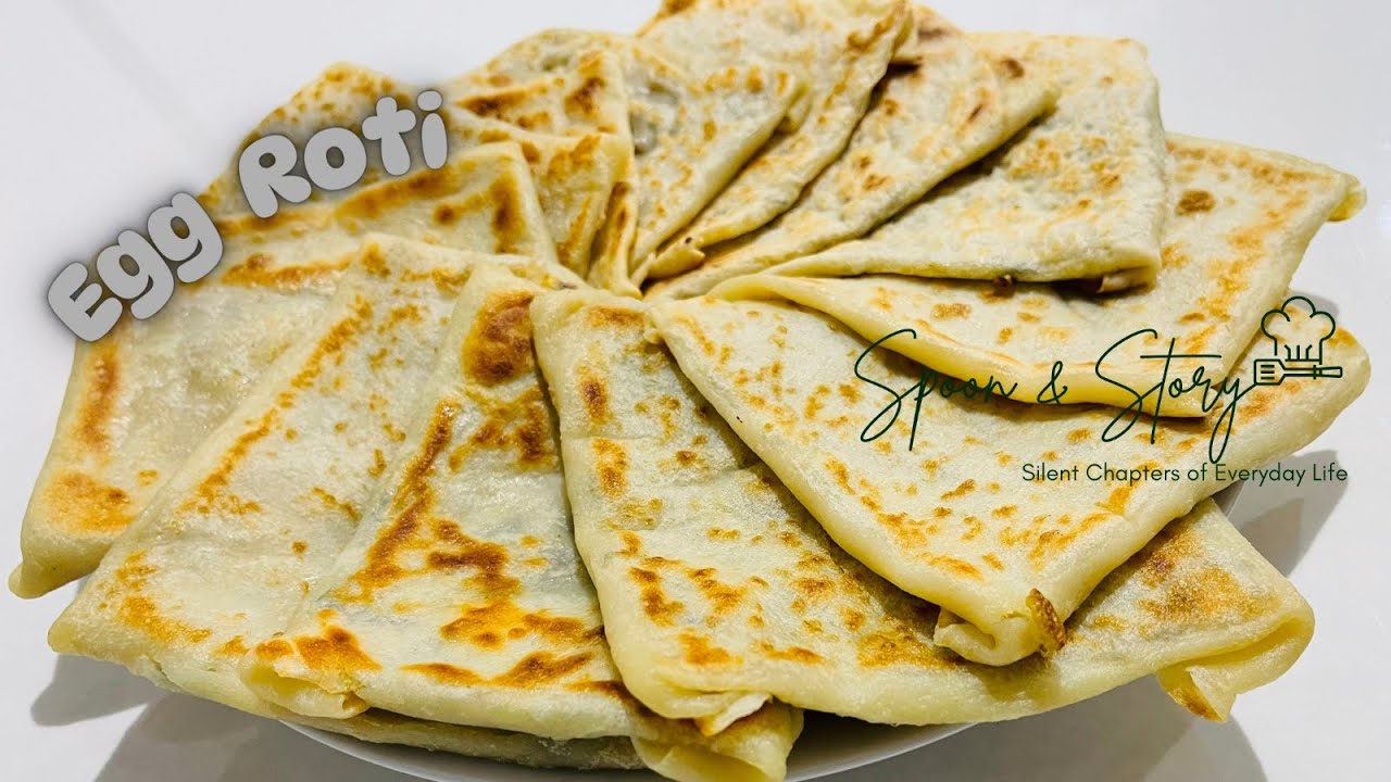 Easy Egg Roti | Egg-Filled Flatbreads | Savory Egg-Stuffed Rotis ...