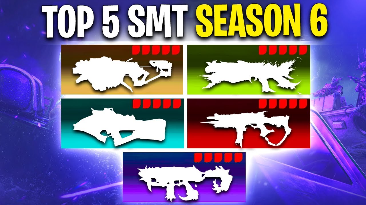 TOP 5 MELHORES SMT da SEASON 6 do COD Mobile - YouTube
