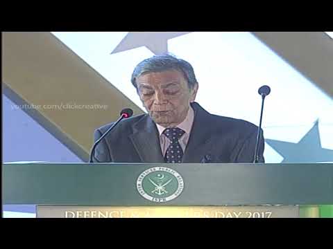 Zia Mohyeddin on Defense Day 2017 - HD
