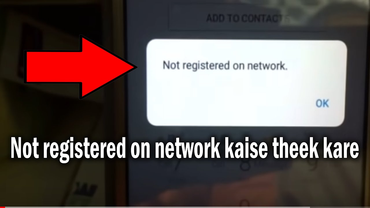Not Registered On Network Samsung | Not Registered On Network | Network ...