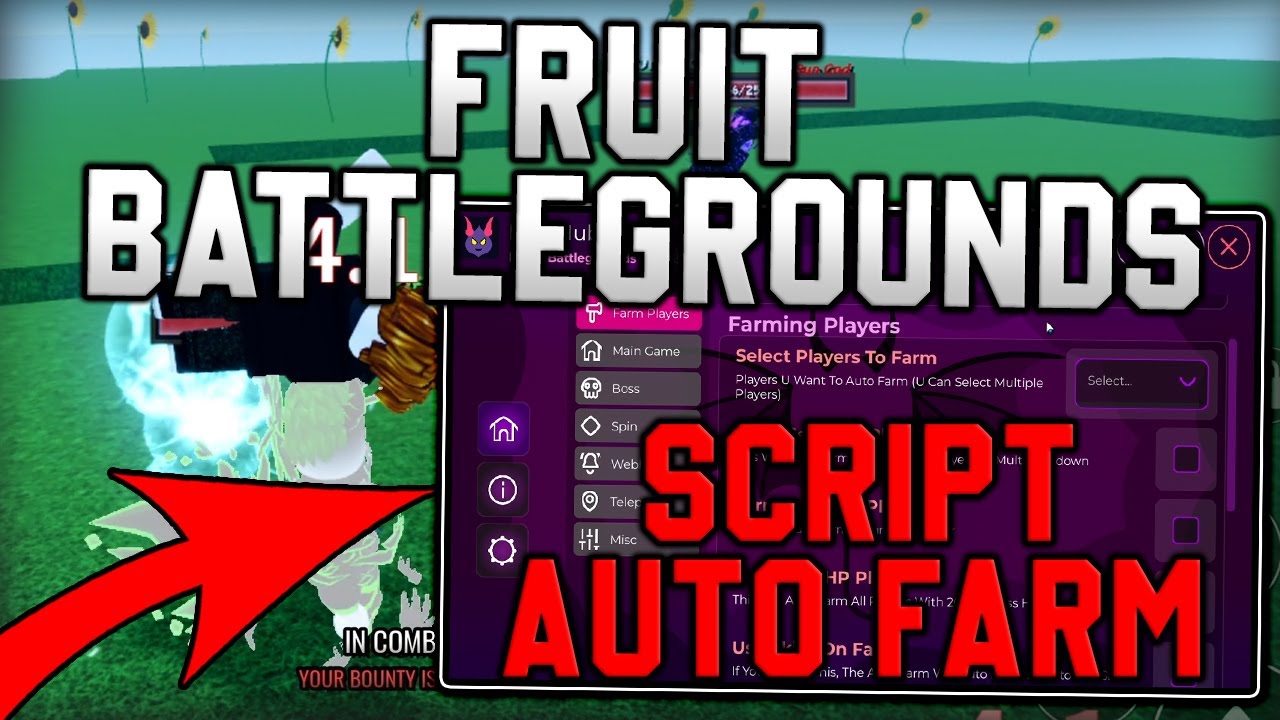 [GARP] Fruit Battlegrounds Script Auto Farm, Kill Aura And Fruits ...