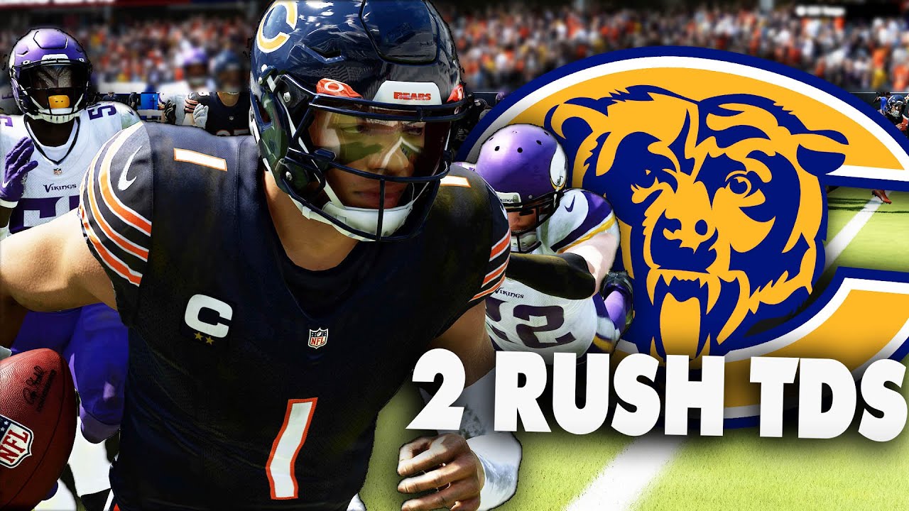 Justin Fields Has a Monster Rushing Touchdown Finally! Madden 24 ...