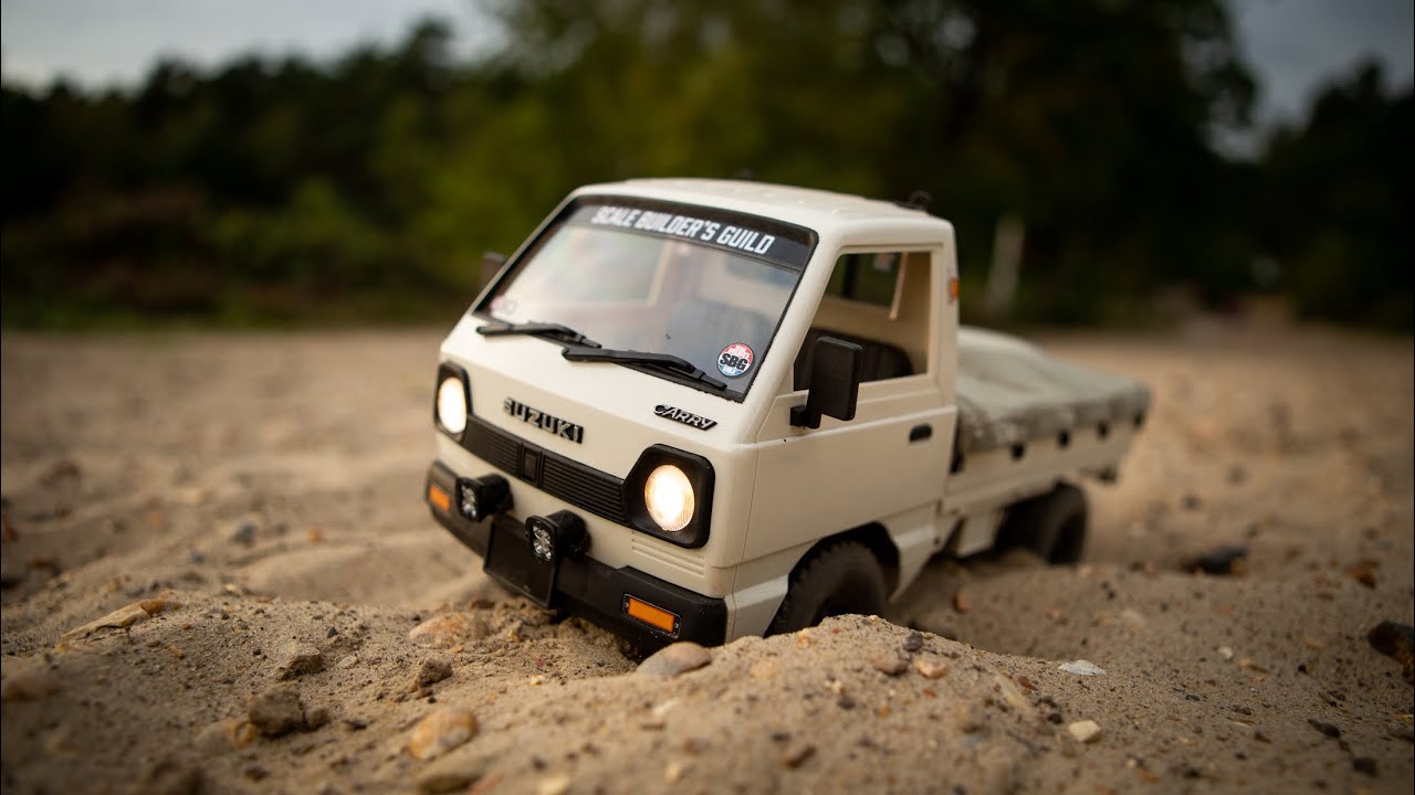 WPL D12 Evening Trail Run To The Lake - WPL D12 Offroad - YouTube