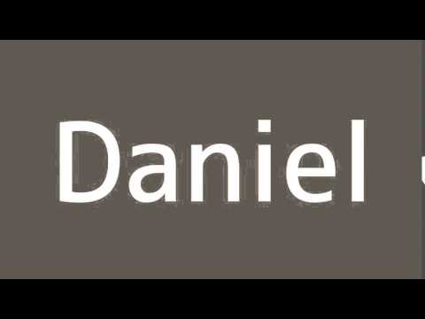How to say Daniel in Spanish - YouTube