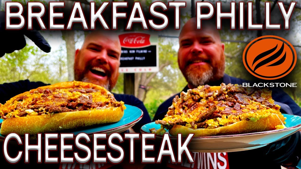 AMAZING BREAKFAST PHILLY CHEESESTEAK MADE ON THE BLACKSTONE GRIDDLE ...
