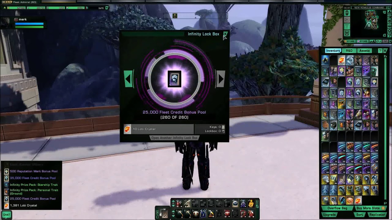 Star Trek Online Opening 280 infinity lock-boxes. (PC) (Live Server ...