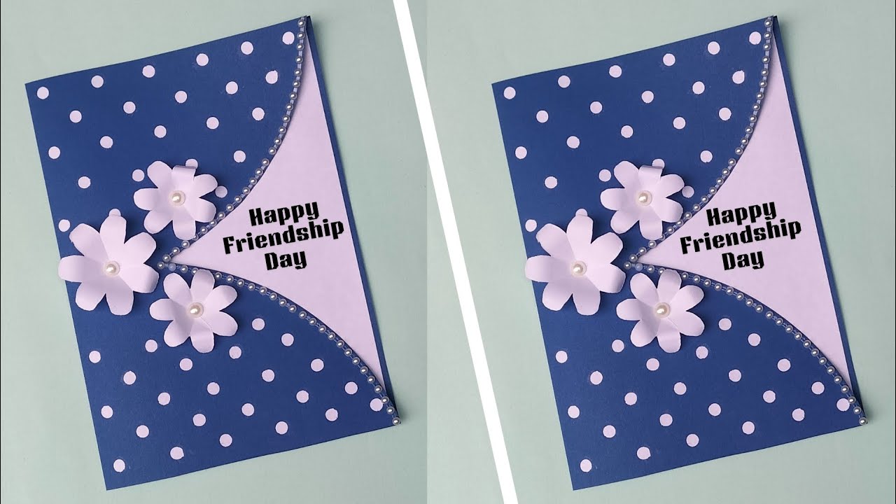 DIY Friendship Day Card | How to make Friendship Day Card | Happy ...