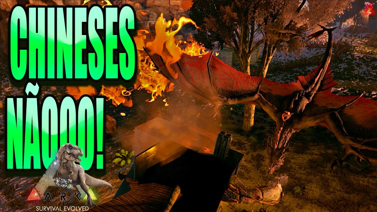 ARK: Survival Evolved - (DEFESA) - OS CHINESES INVADIRAM O 577 E AGORA ...