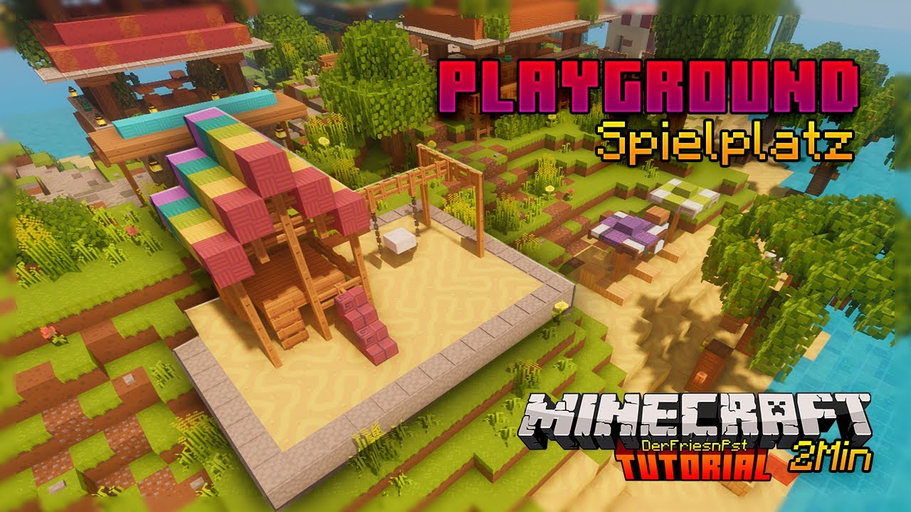 Minecraft - Spielplatz/ Playground - Tutorial - YouTube