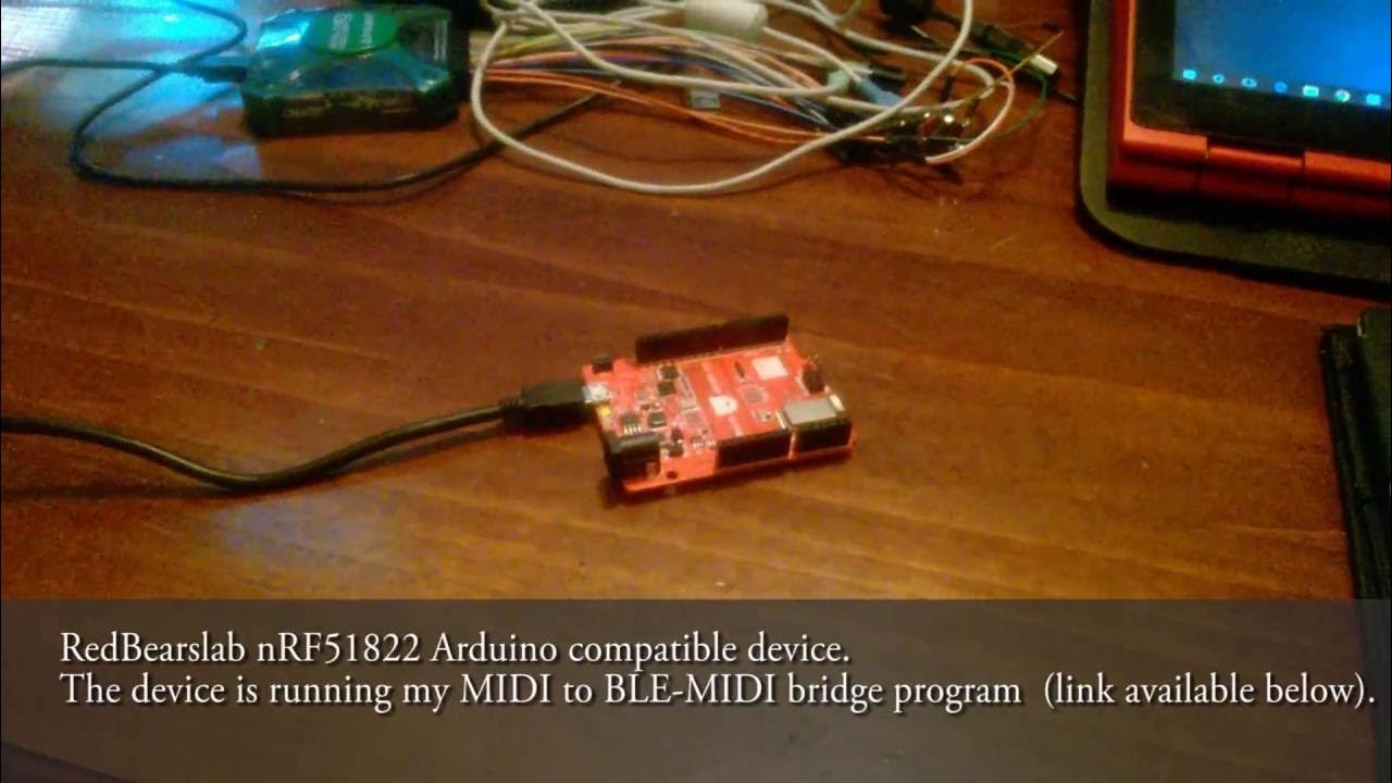 BLE-MIDI on Windows using Arduino-compatible device - YouTube
