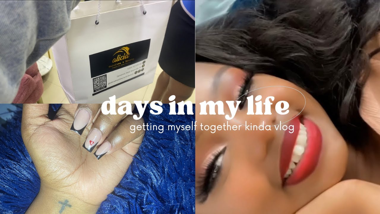 VLOG|SIMPLE LITTLE LIFE|| Back to school// New nails//New Wig// small ...
