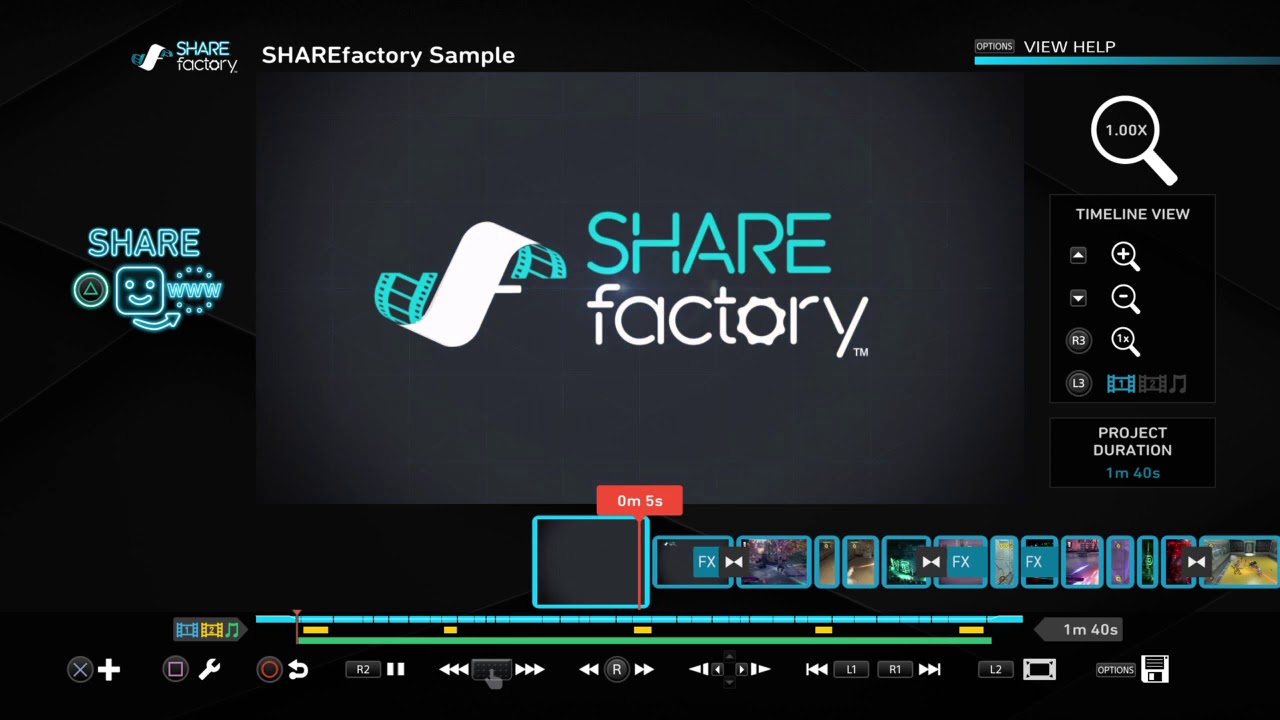 SHAREfactory easy editing app for ps4 - YouTube