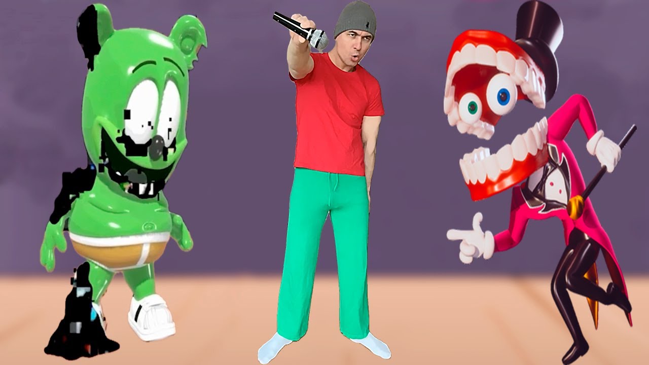 FNF Character Test | Gameplay VS Real Life | Red Vs Green Characters ...