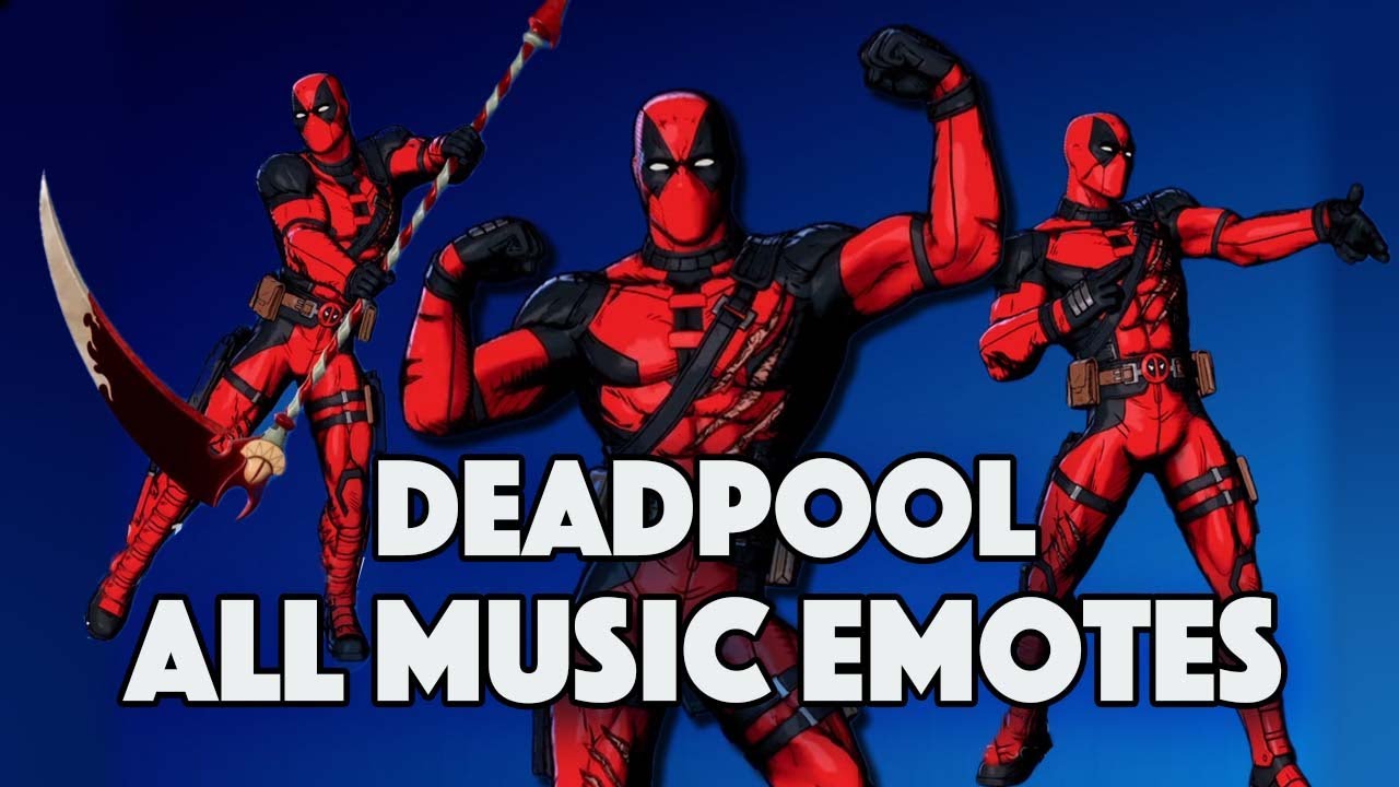 Deadpool Dances All Emotes (That We Have) - FORTNITE x MARVEL - YouTube