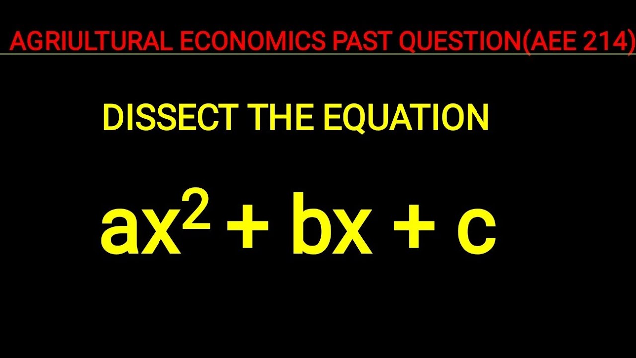 Derivation general formula| Quadratic equation - YouTube