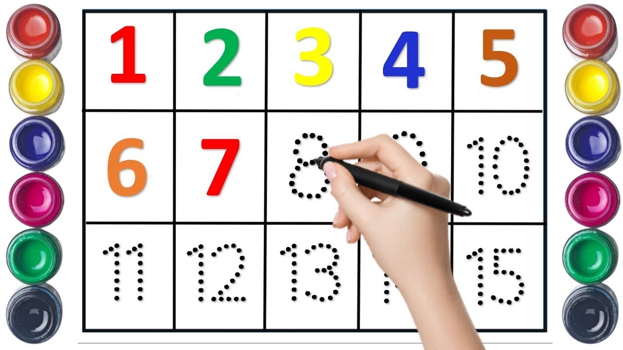 123 Counting | Learn Count Numbers | 1234 Number Train| 1234 Numbers ...
