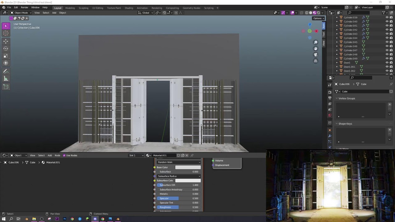 Recreating The Third Test Backrooms Threshold - YouTube