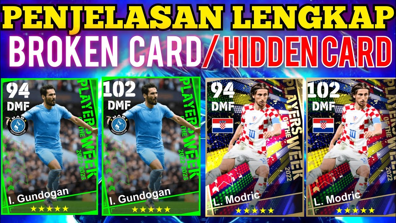 PENJELASAN LENGKAP BROKEN CARD / HIDDEN CARD, RATING BOOSTING MAX BISA ...
