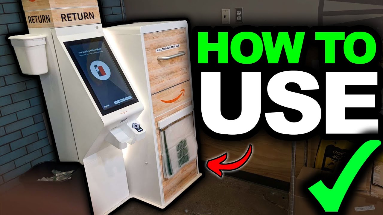 How To Use Whole Foods Amazon Return Kiosk - Easy Guide! - YouTube