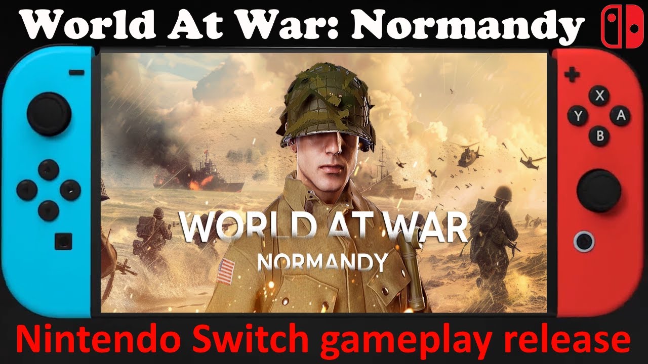 World At War Normandy - Nintendo Switch gameplay release - very ...