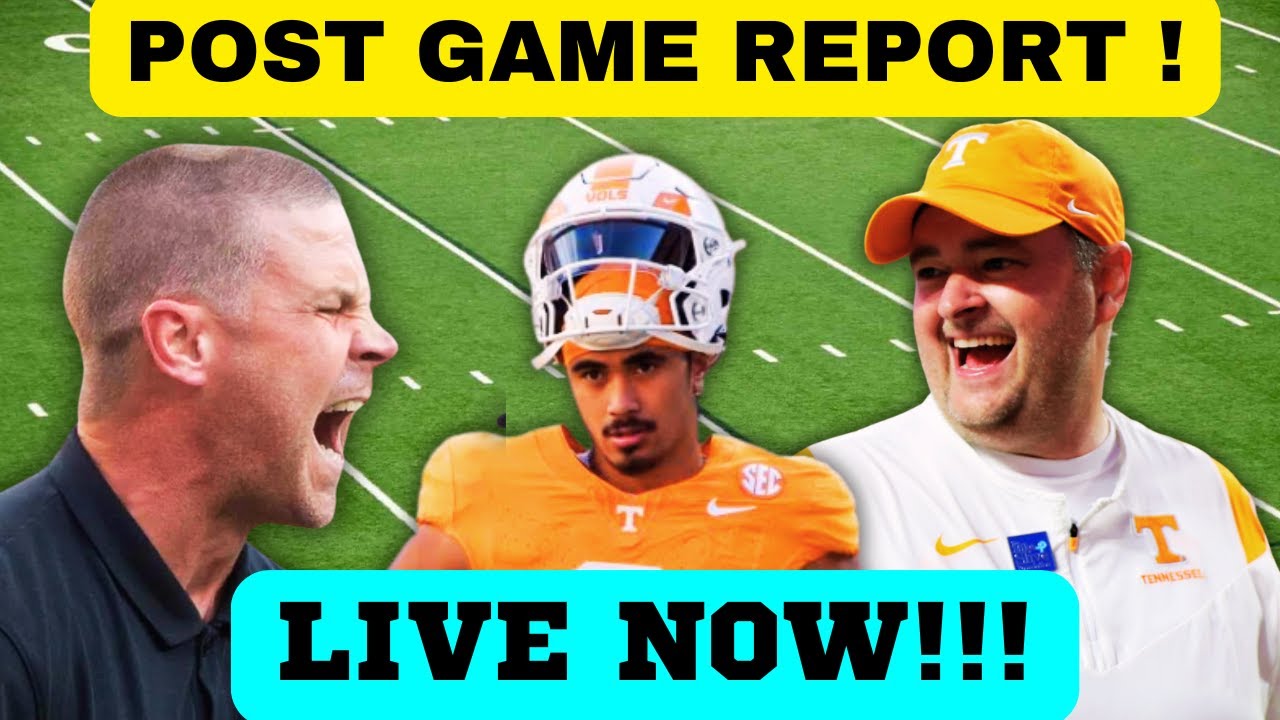 LIVE POST GAME TENNESSEE FOOTBALL VS KENT STATE, GEORGIA KENTUCKY ...