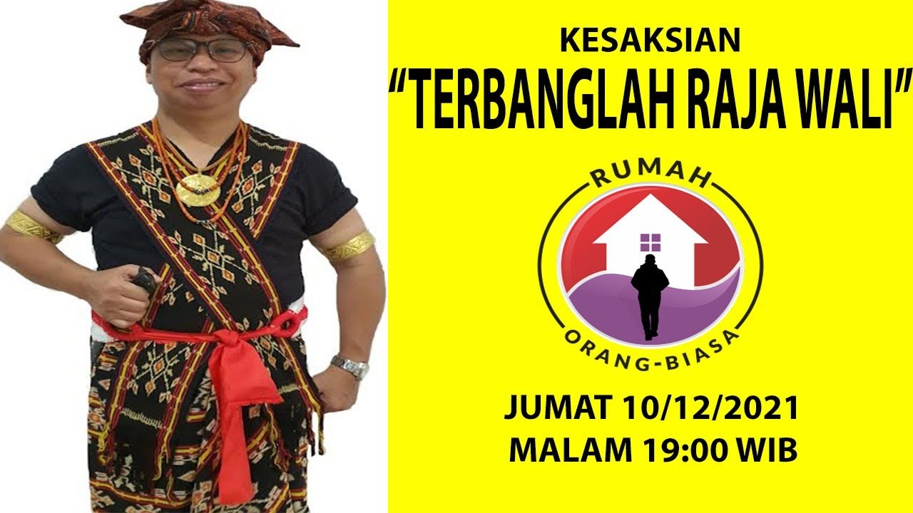 “TERBANGLAH RAJA WALI KU” - YouTube