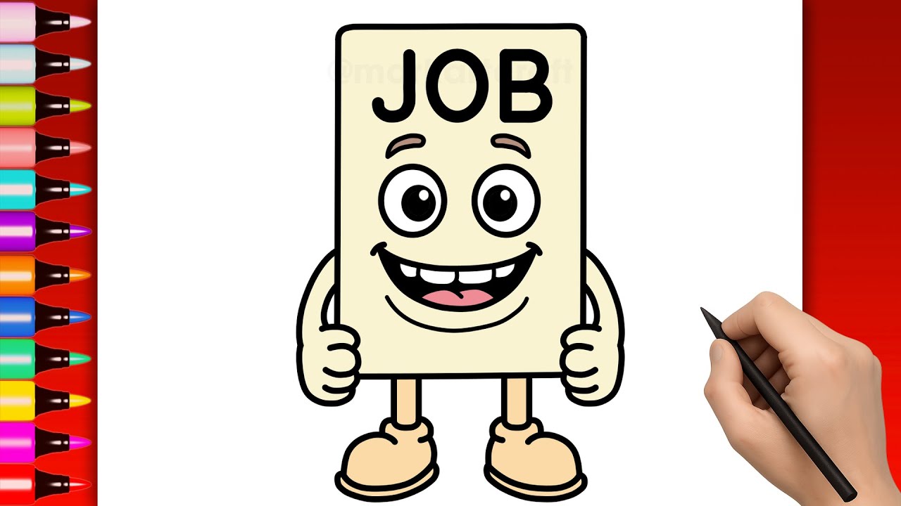 How to Draw Baby Job Job Job Sahur - Drawing Los i Jobjobcitos - YouTube