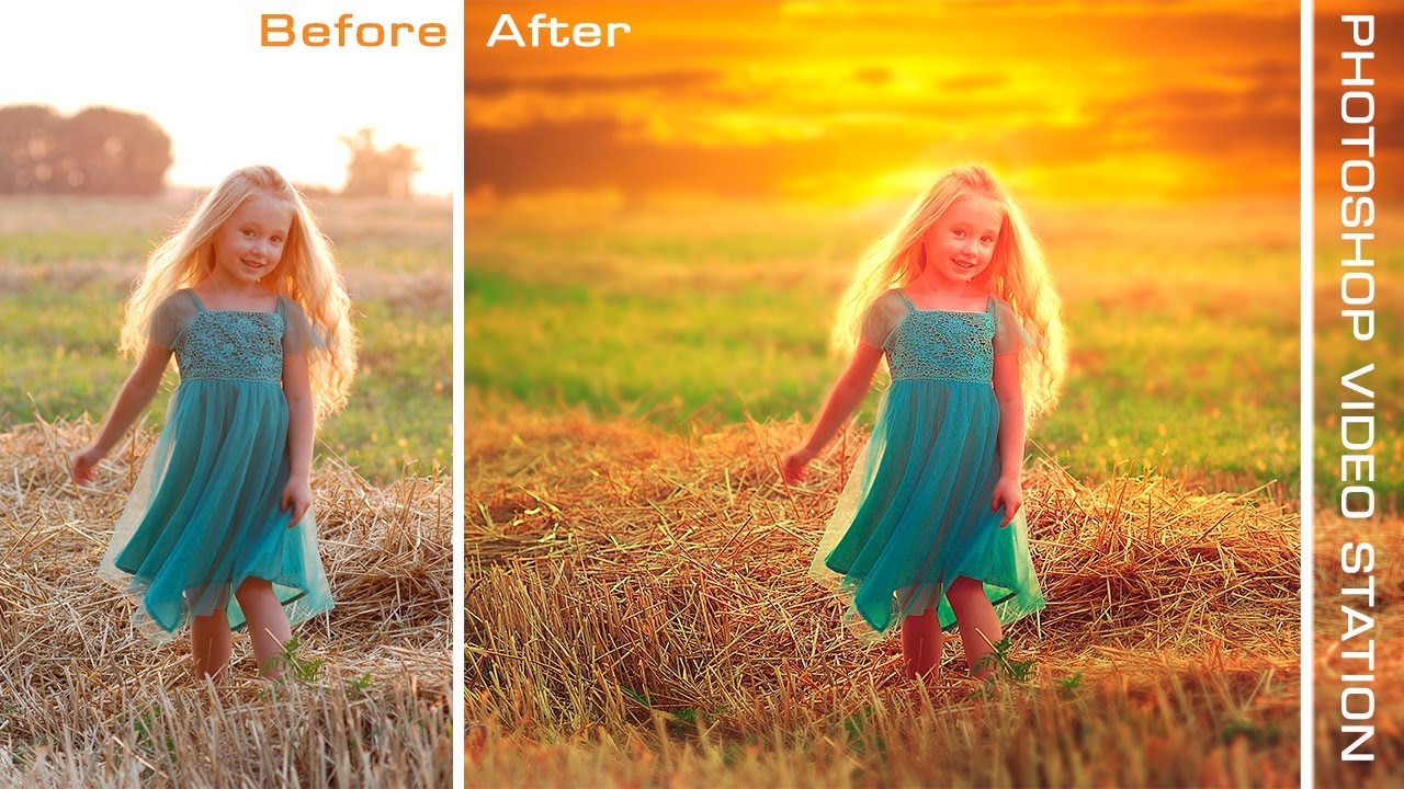 How to Create a Beautiful Sunset Effect in Photoshop - YouTube