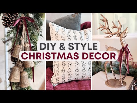 Easy DIY Christmas Decor Ideas | Holiday Home Styling on a Budget