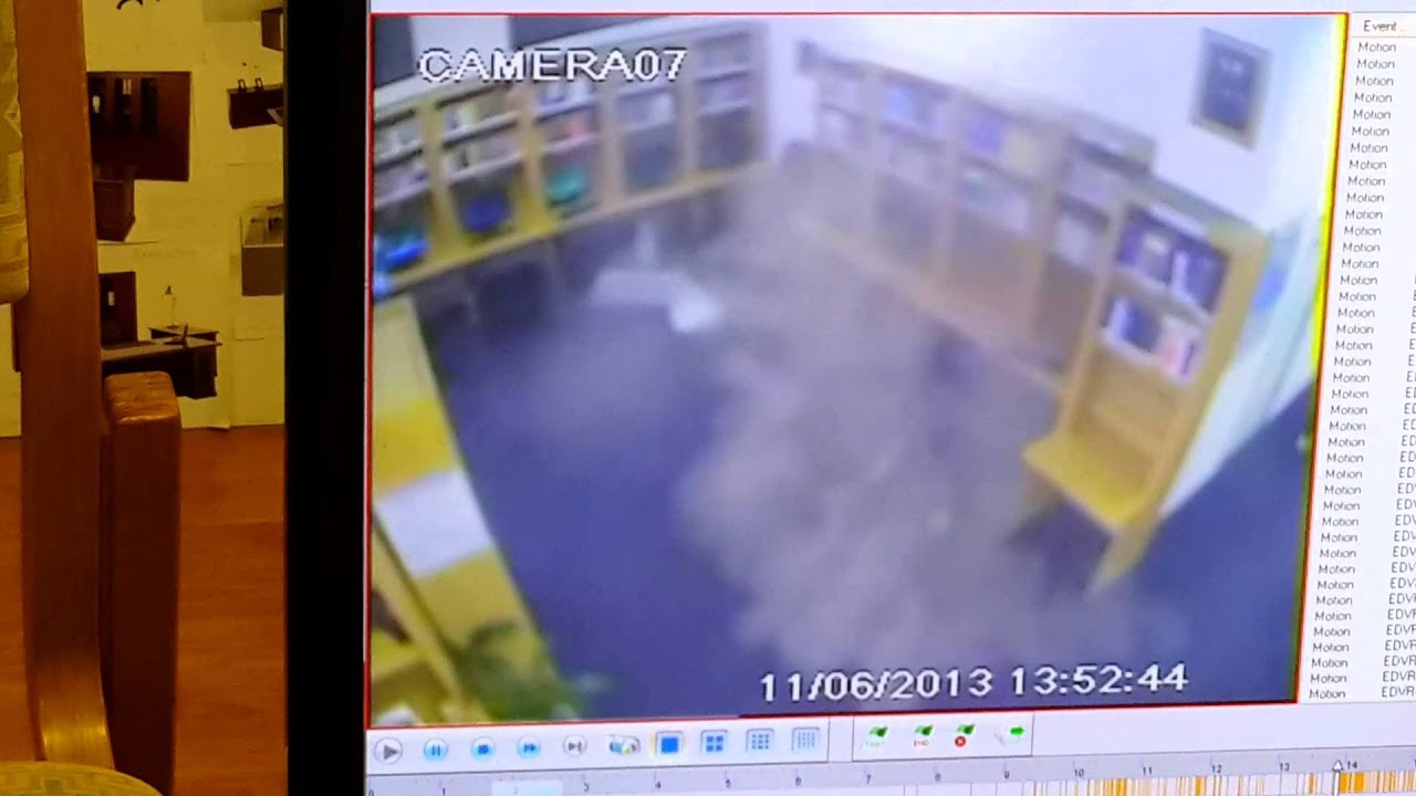 Man falling through the ceiling! Half speed - YouTube