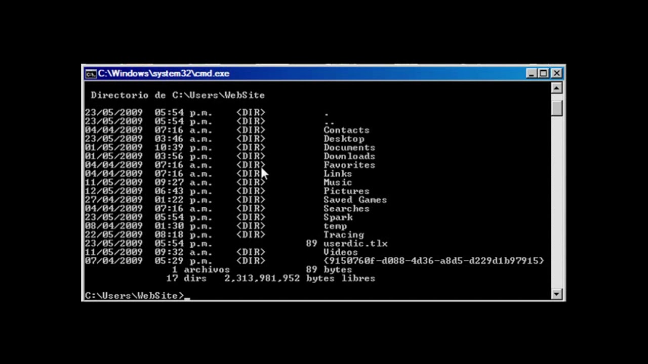 Clase 1- comando CD-CD.. - YouTube