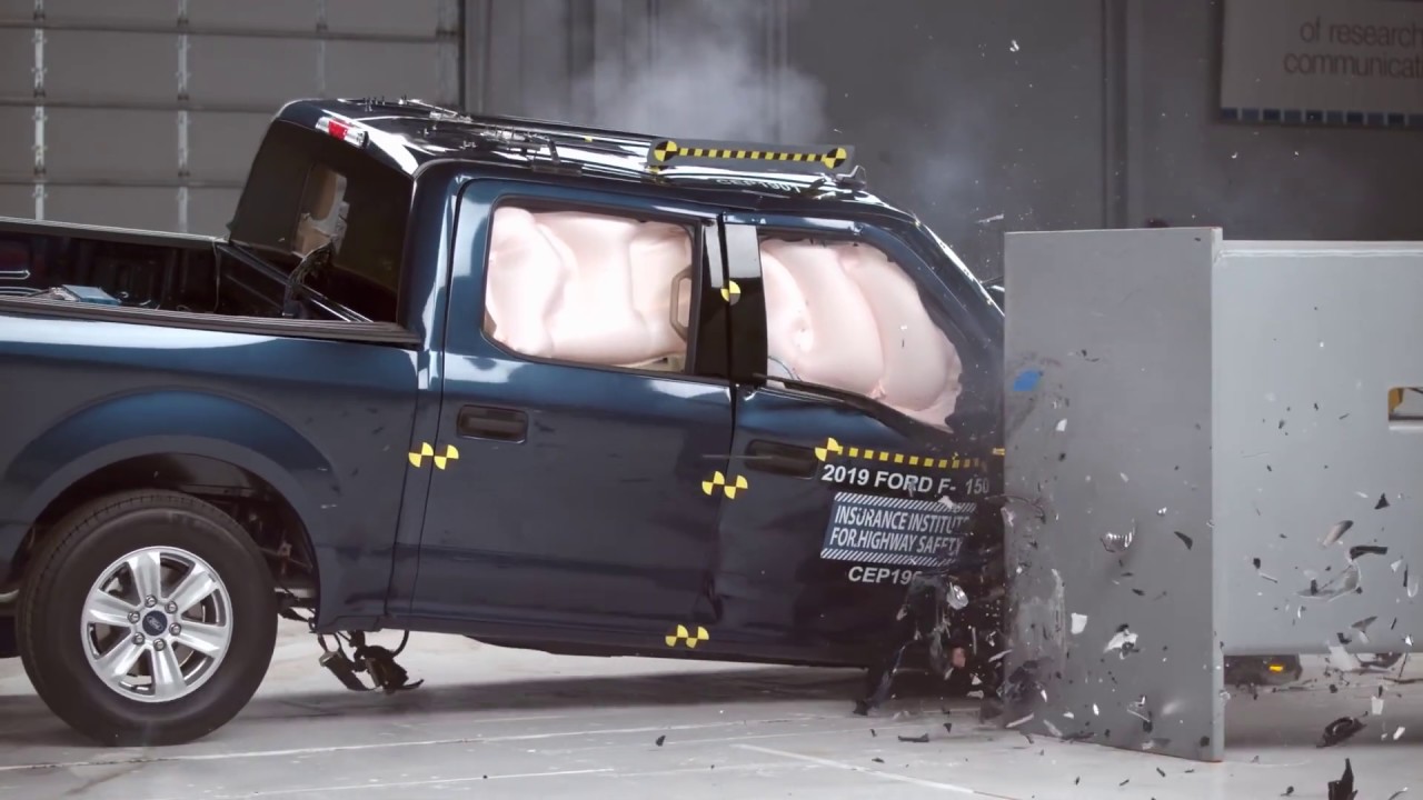 2019 Ford F 150 Pruebas de Choque Frontal - Frontal Shock - IIHS crash ...