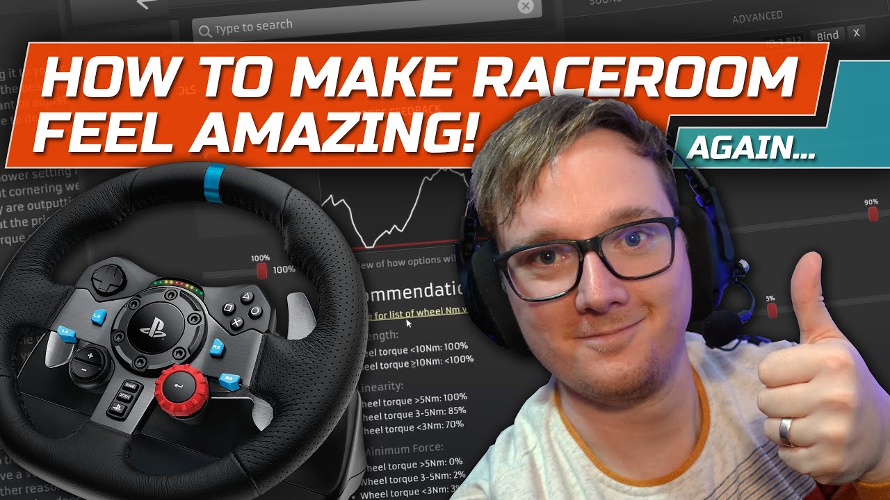 A Guide To RaceRoom's NEW FFB (for Logitech Wheels) - YouTube