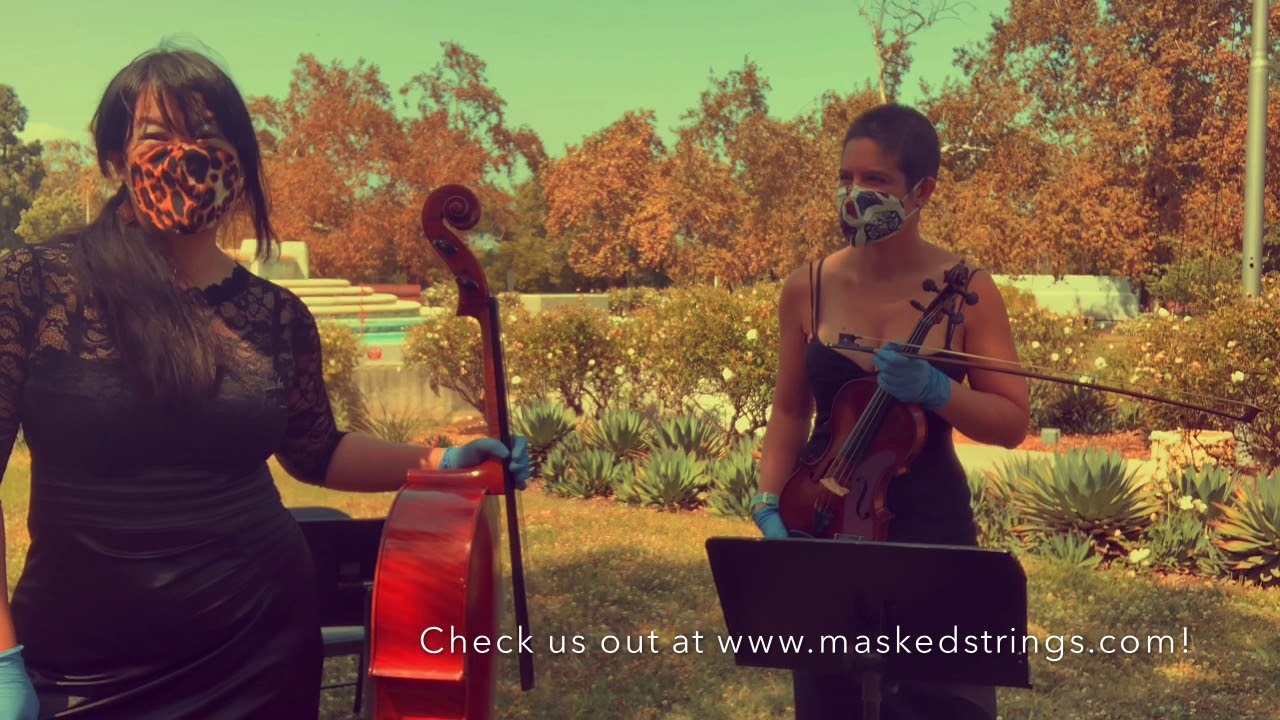 Why We’re Masked! MASKED STRINGS-VIOLINISTS, VIOLISTS, CELLISTS - YouTube