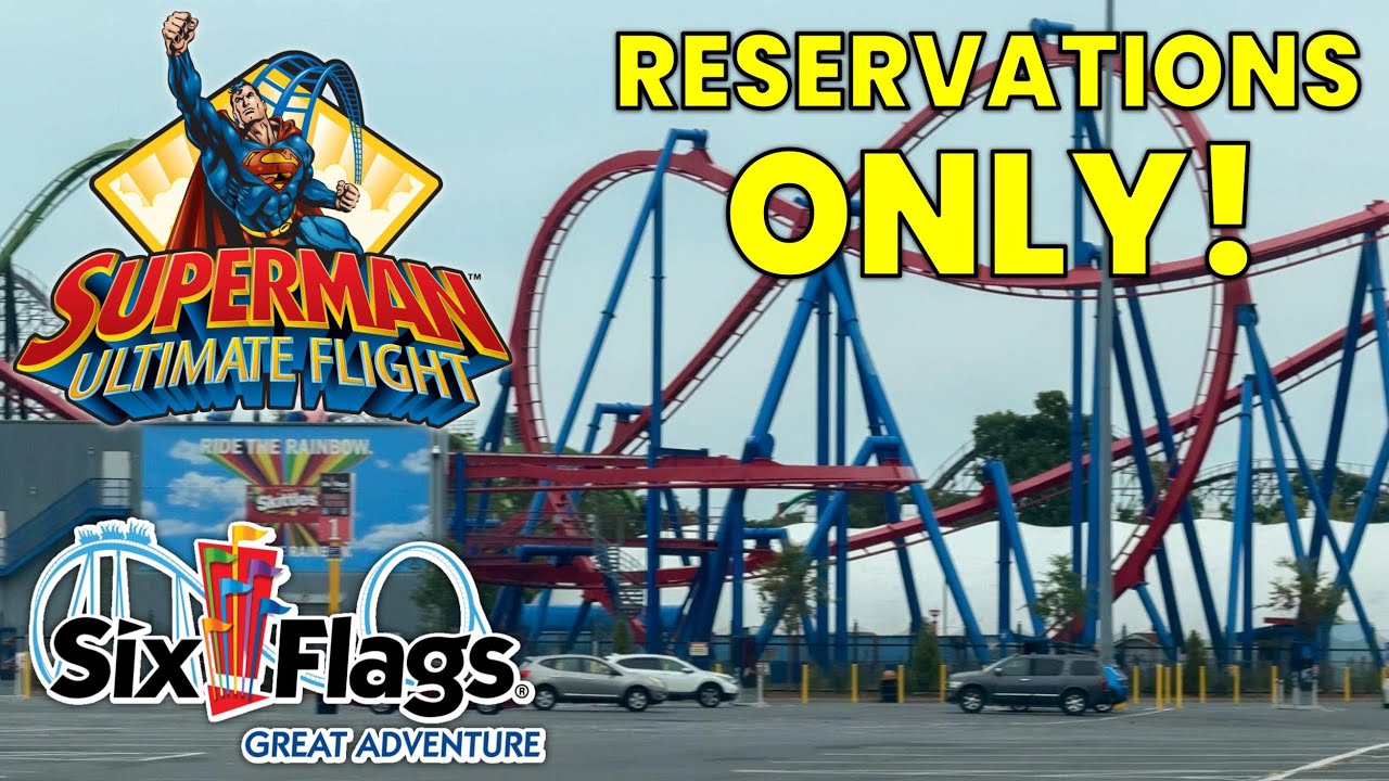 Superman Now Using Virtual Queue at Six Flags Great Adventure! - YouTube