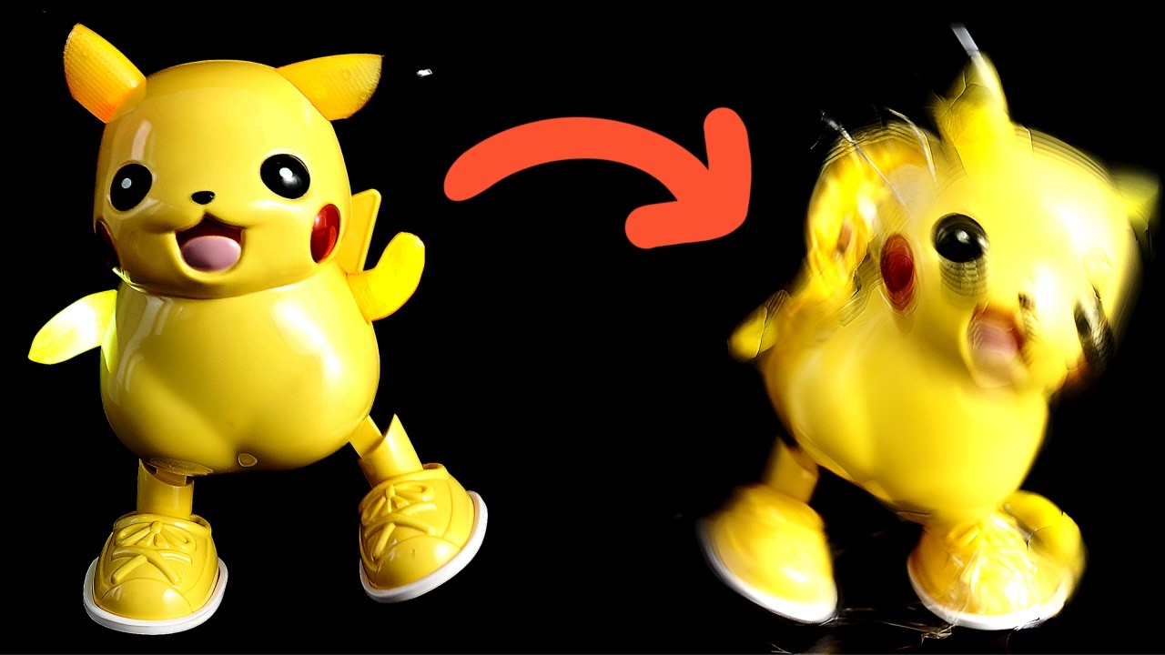 High voltage was applied to a kind of weird Pikachu toy. #26 - YouTube